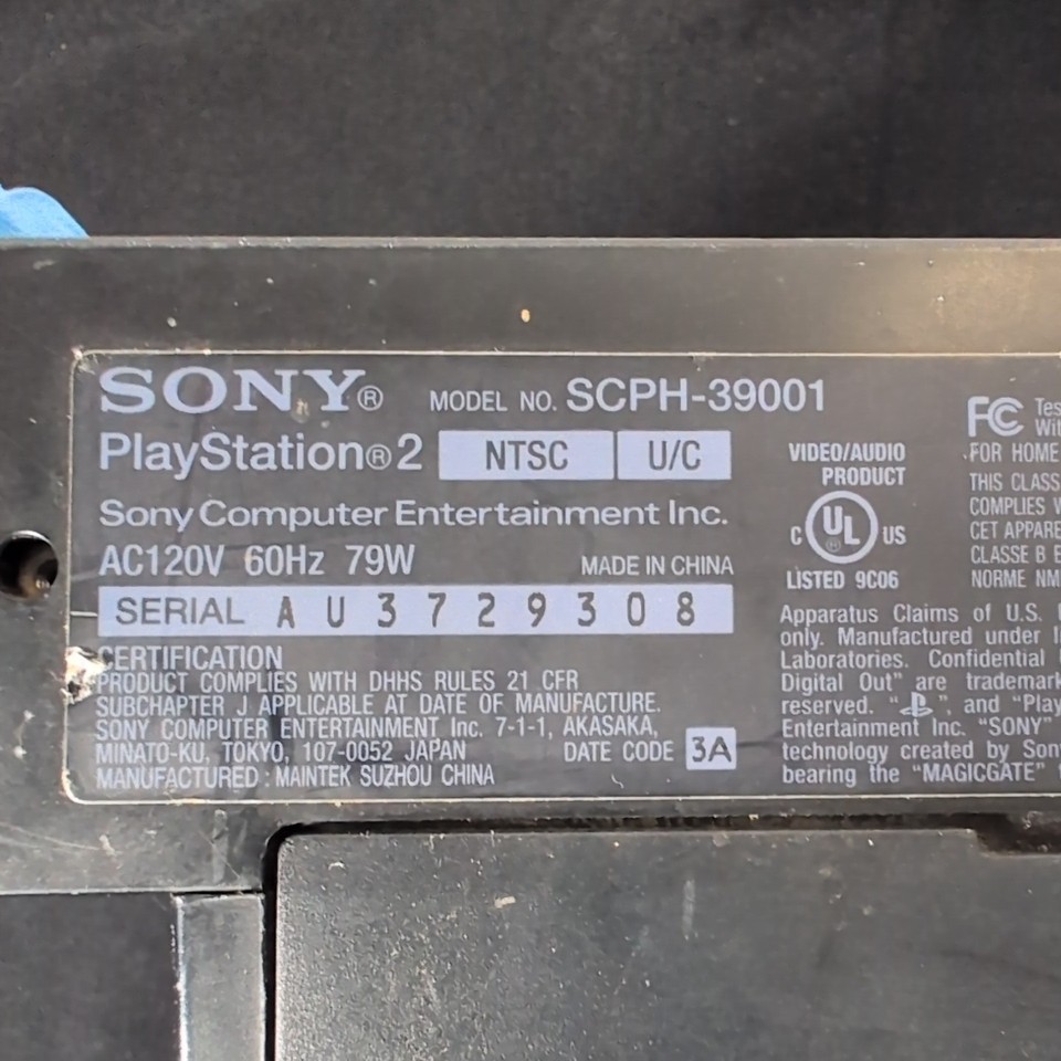 Sony PlayStation 2 PS2 Fat Console Bundle SCPH-39001 + 15 Games + 2 ...
