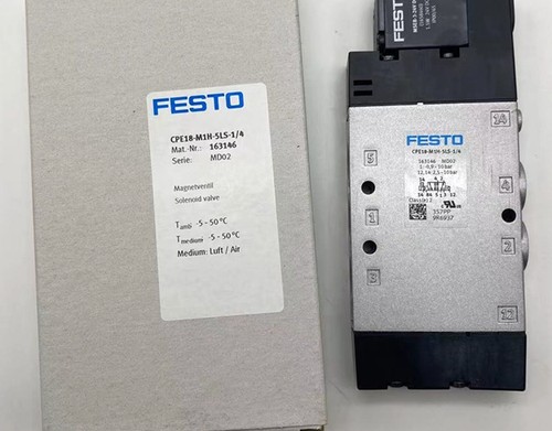 NEW Festo CPE18-M1H-5LS-1/4 163146 Solenoid Valve | eBay