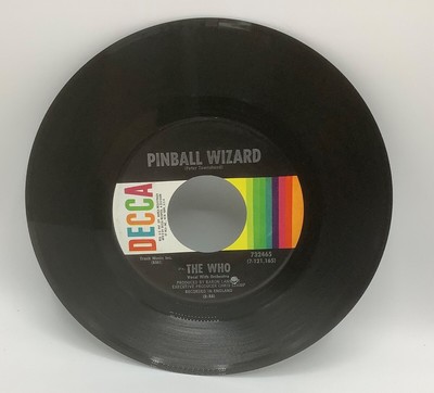 The Who-Pinball Wizard / Dogs Part Two-1969 45rpm 7” Decca Records 1st ...