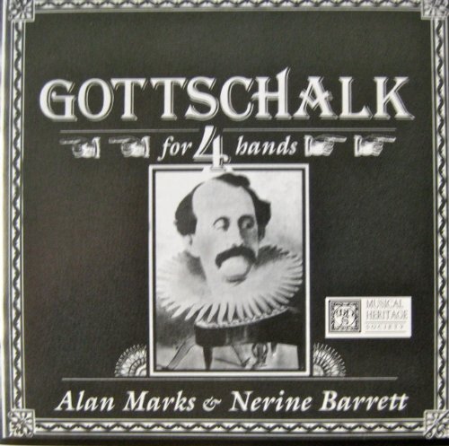 LOUIS GOTTSCHALK - Gottschalk Piano Music For 4 Hands - CD - **SEALED ...