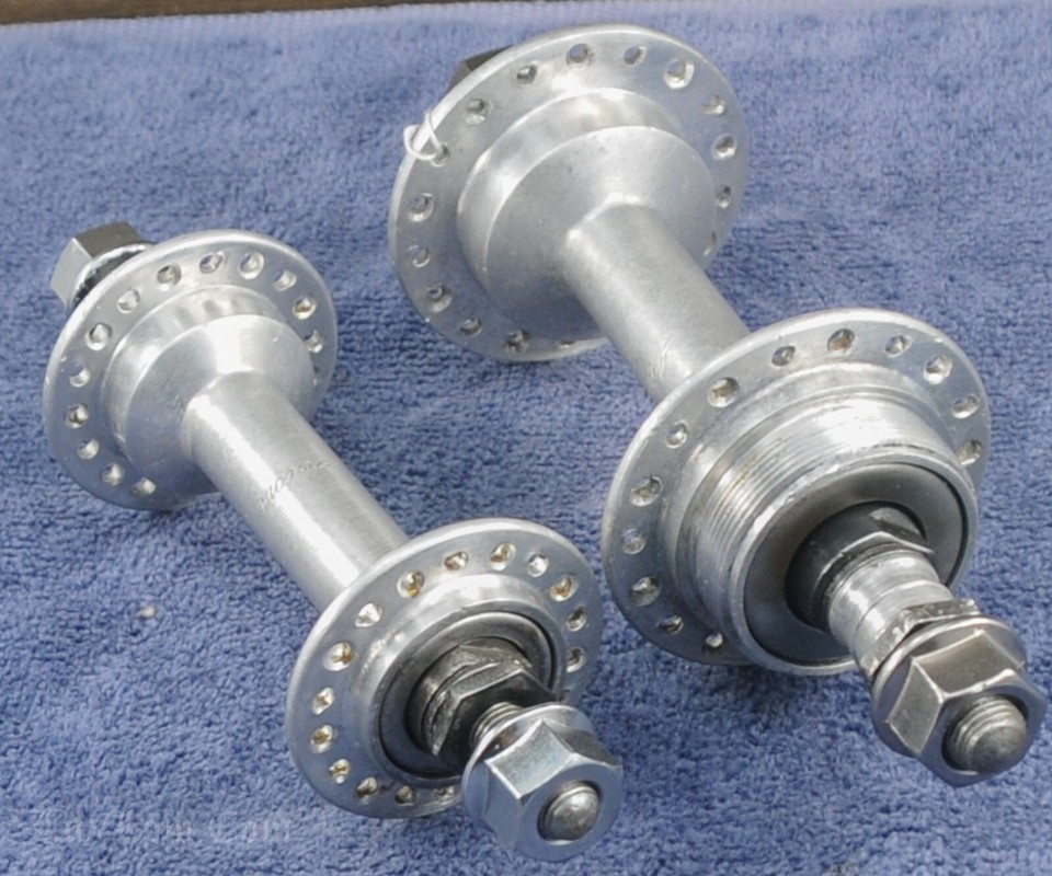 Vintage ATOM Road Bike HUBS 36h Axle Nuts Schwinn Maillard BMX ...