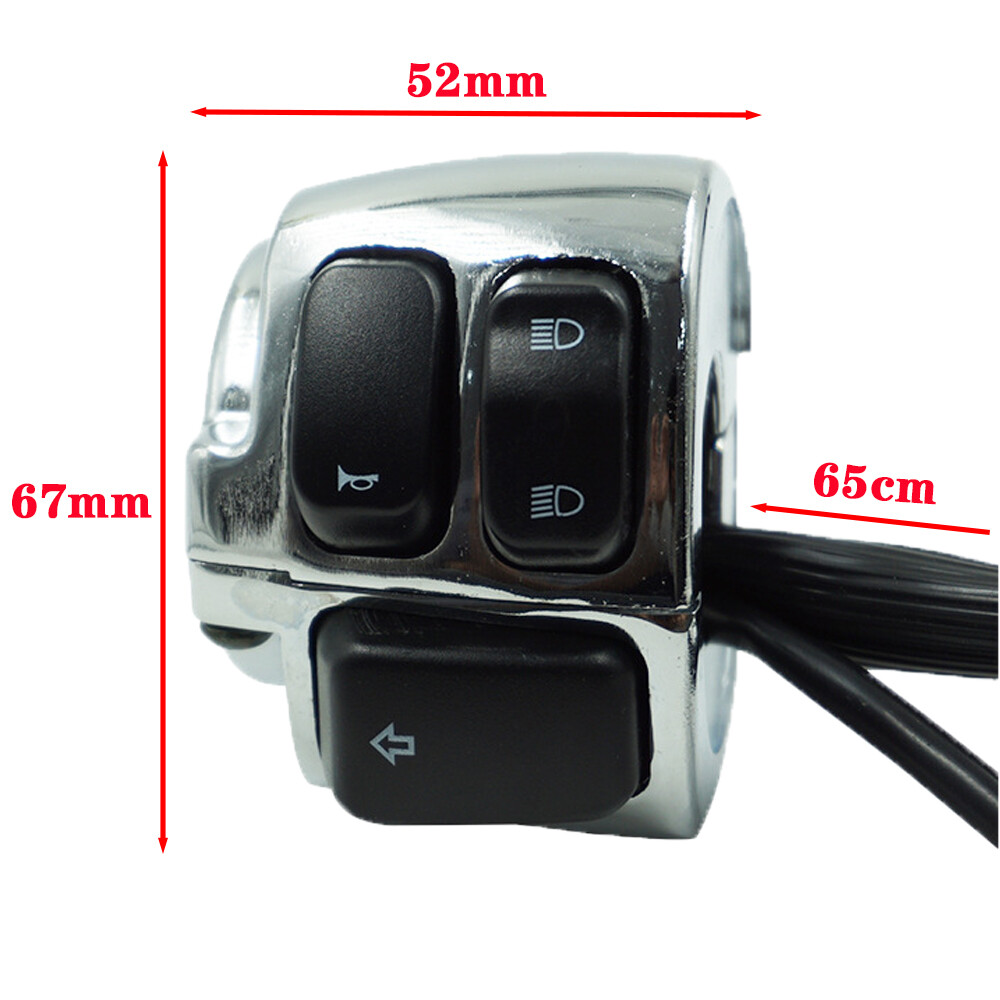 Handlebar Switches Control + Wiring Harness For Harley Softail ...