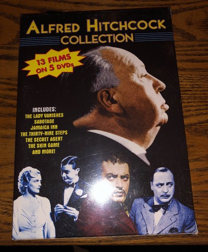 Alfred Hitchcock Collection DVD, 2005, NEW 5-Disc Set 13 Films ...