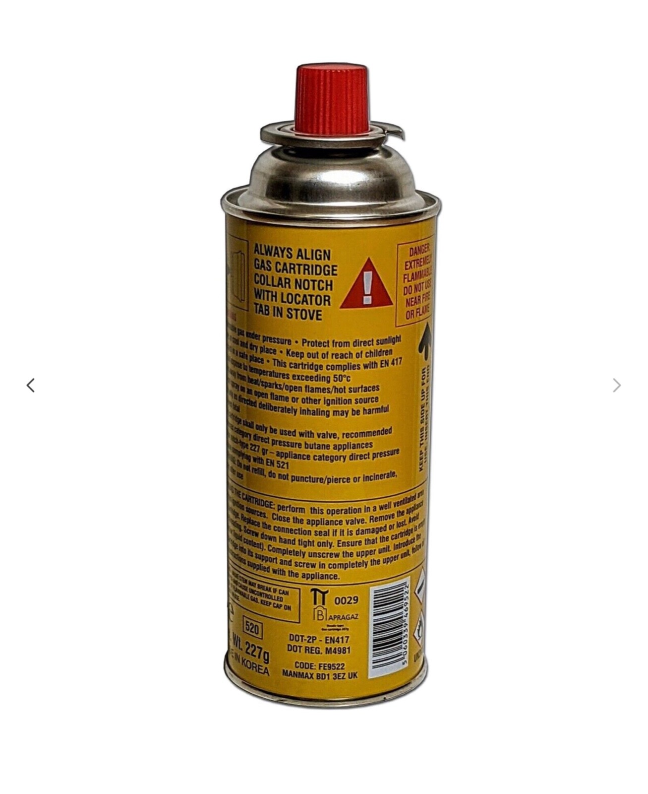 28 x BUTANE GAS CANISTER BOTTLE BBQ STOVE CAMPING REFILL CYLINDER ...