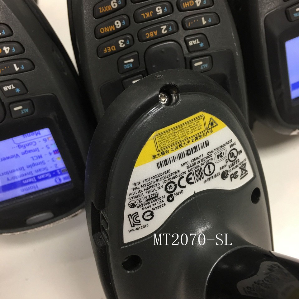 Lot 5 FIVE Motorola Symbol MT2070 -SL0D62370WR Barcode Scanner with ...