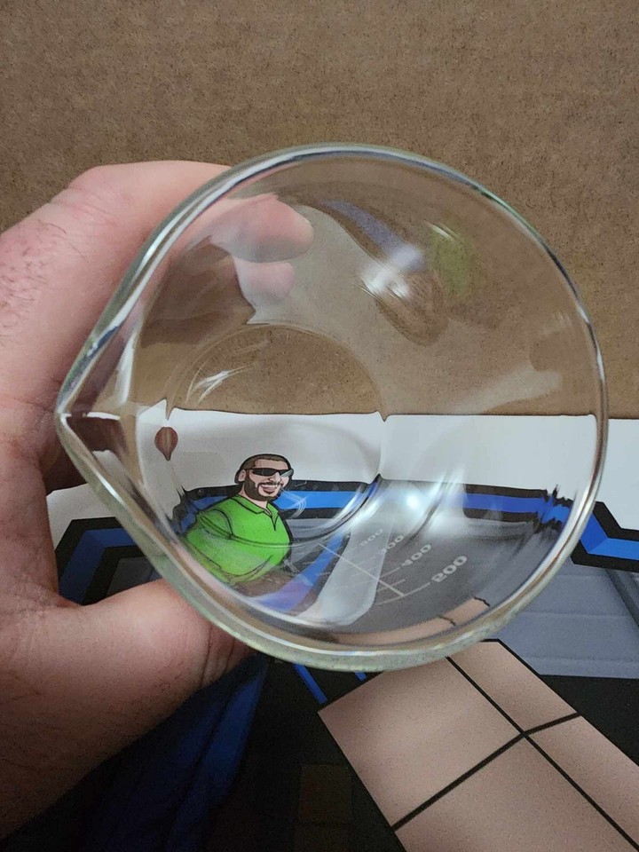 Kimble Kimax 600mL Lab Glass Griffin No. 14005 w/ Volume Measures ...