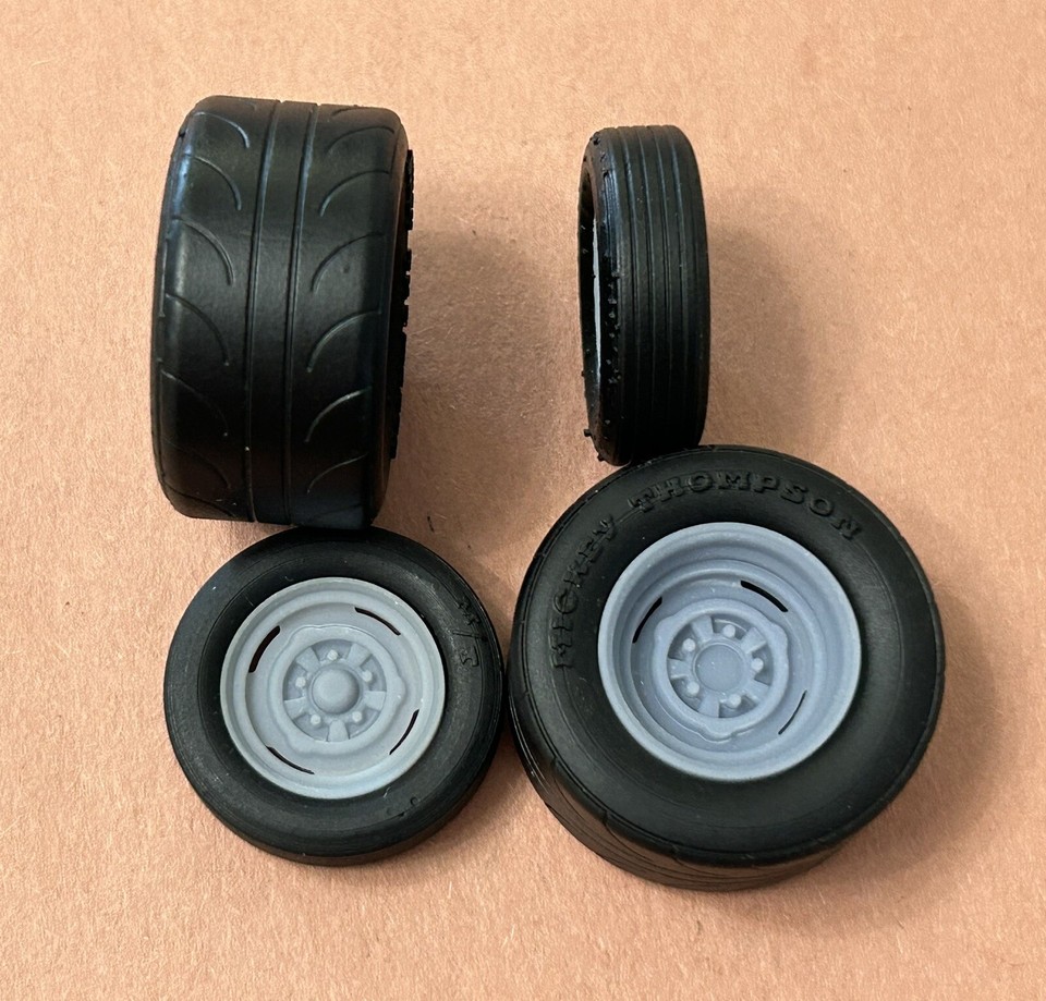 1/24 Scale:17/15-inch “Steelie” Wheels W/Drag Slicks | eBay