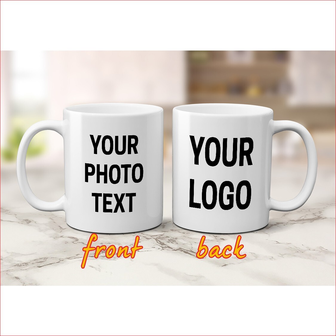Personalized Mug Custom Text Photo Name Gift Coffee Mug 11 oz 15oz ...