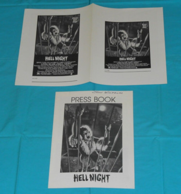 original HELL NIGHT pressbook | eBay