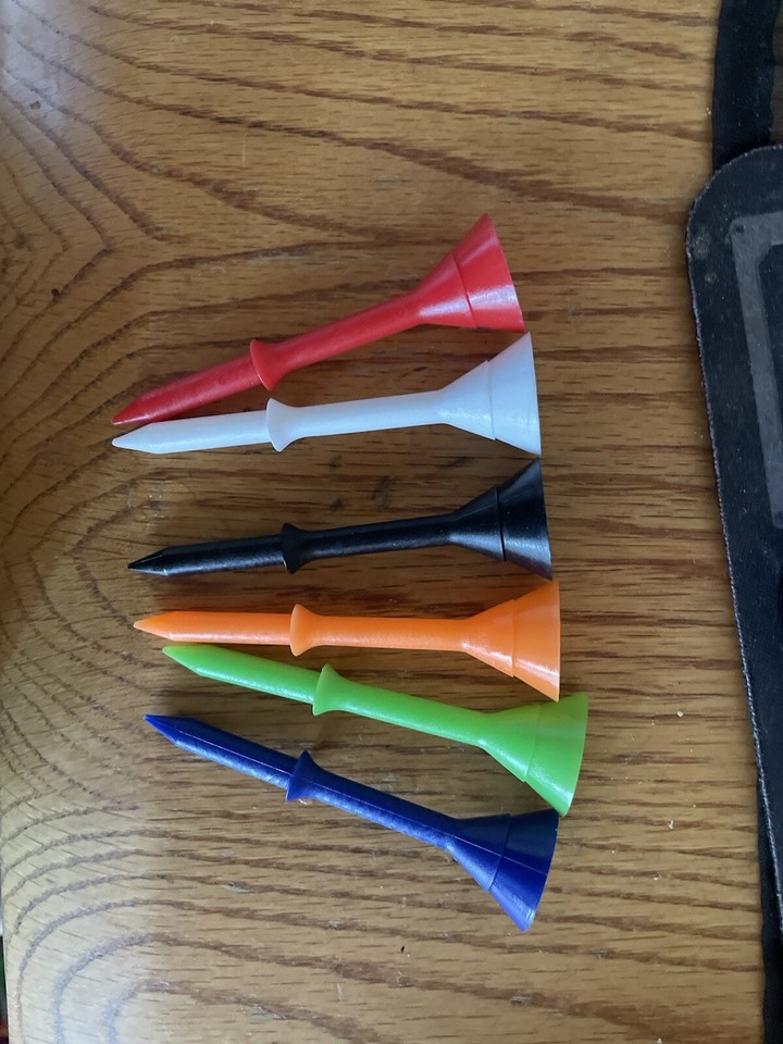 plastic golf cup tees .3 1/4” Unbreakable And Reusable Free shipping 60 ...