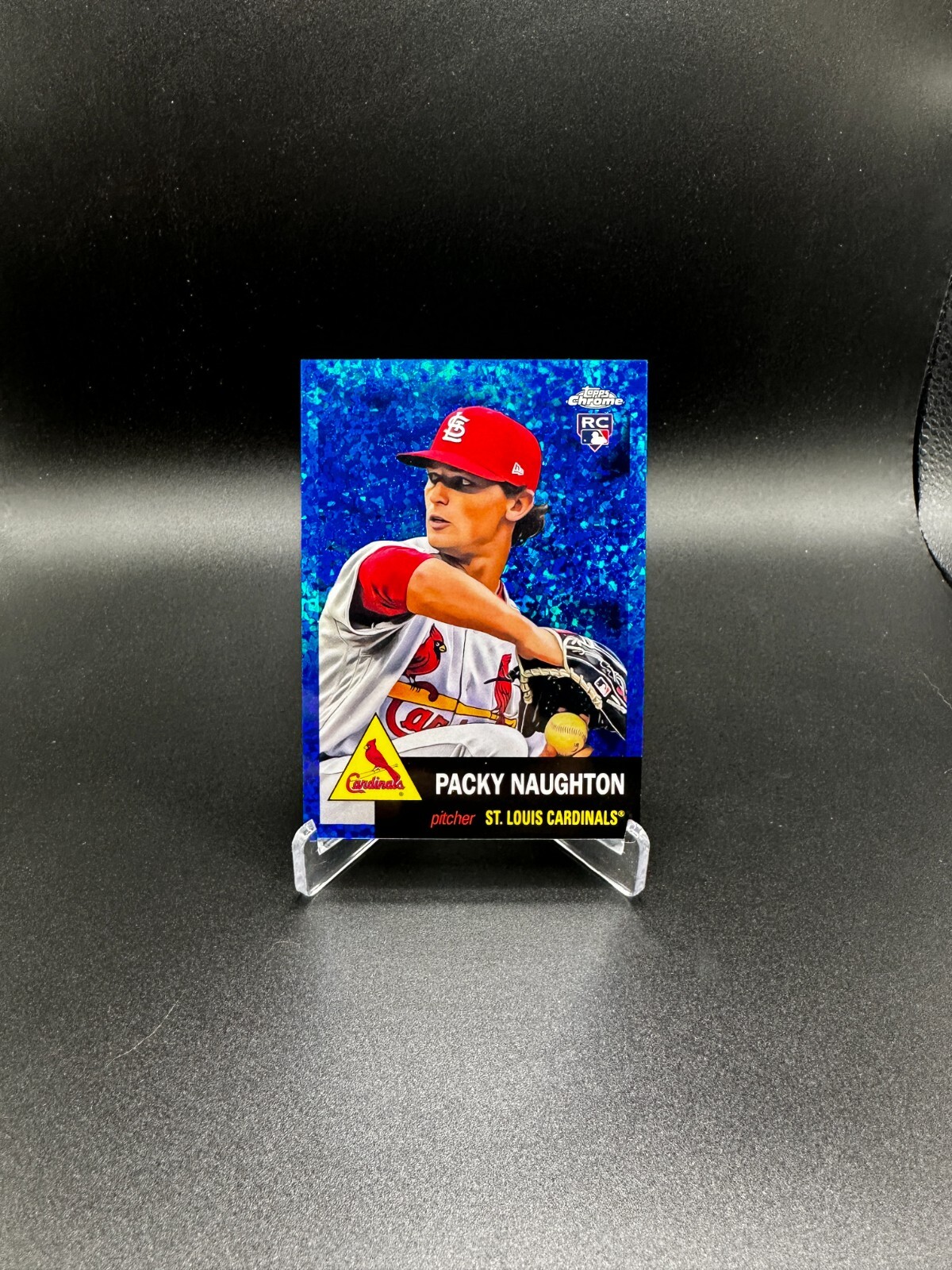 2022 Topps Chrome Platinum Packy Naughton #396 Blue Mini Diamond ...