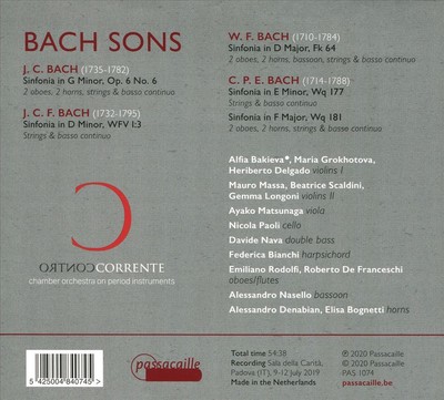 BACH SONS / VARIOUS NEW CD 5425004840745| eBay