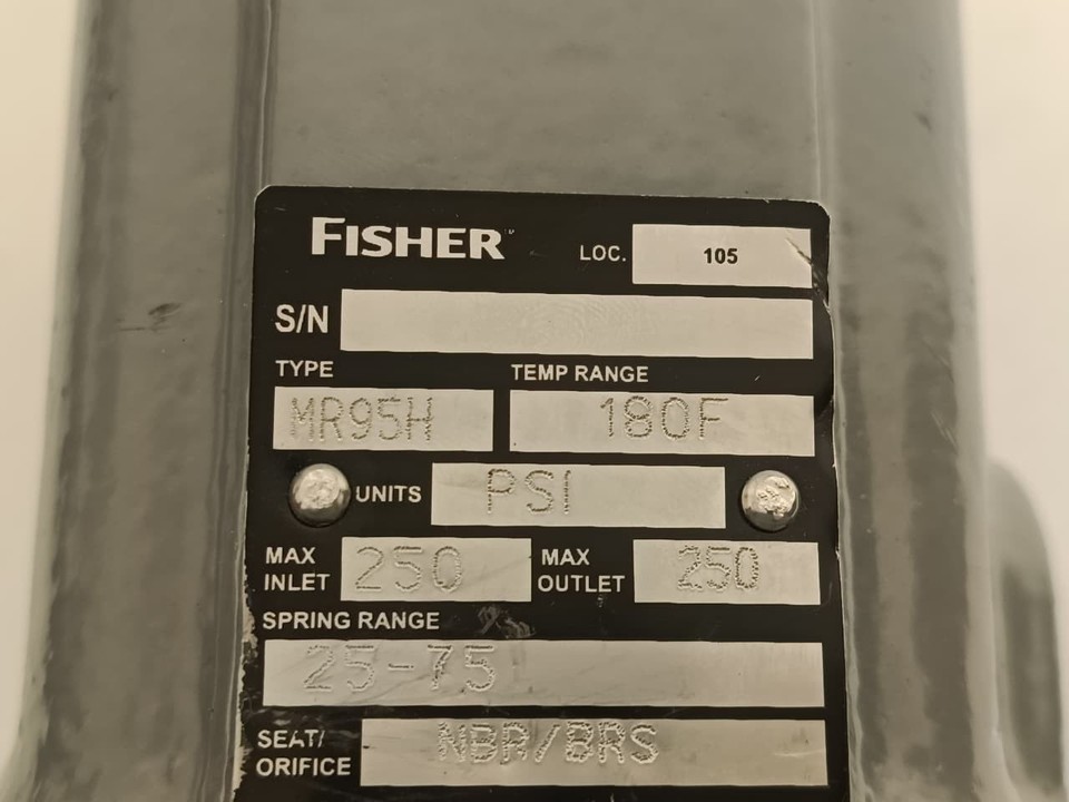 Fisher / Pressure Regulator Valve / MR95H / R062322752 | eBay
