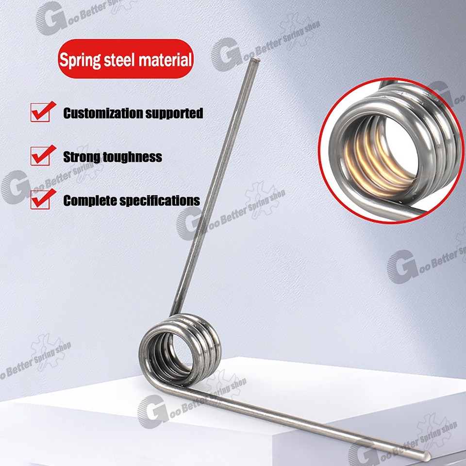 Torsion Spring 3-9 Coil (10 pcs), 1.2mm Wire dia, 6 ~ 12mm OD, Left ...