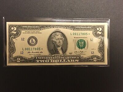 Rare $2 Bill Star Note 2013 Uncirculated Run 128K | eBay