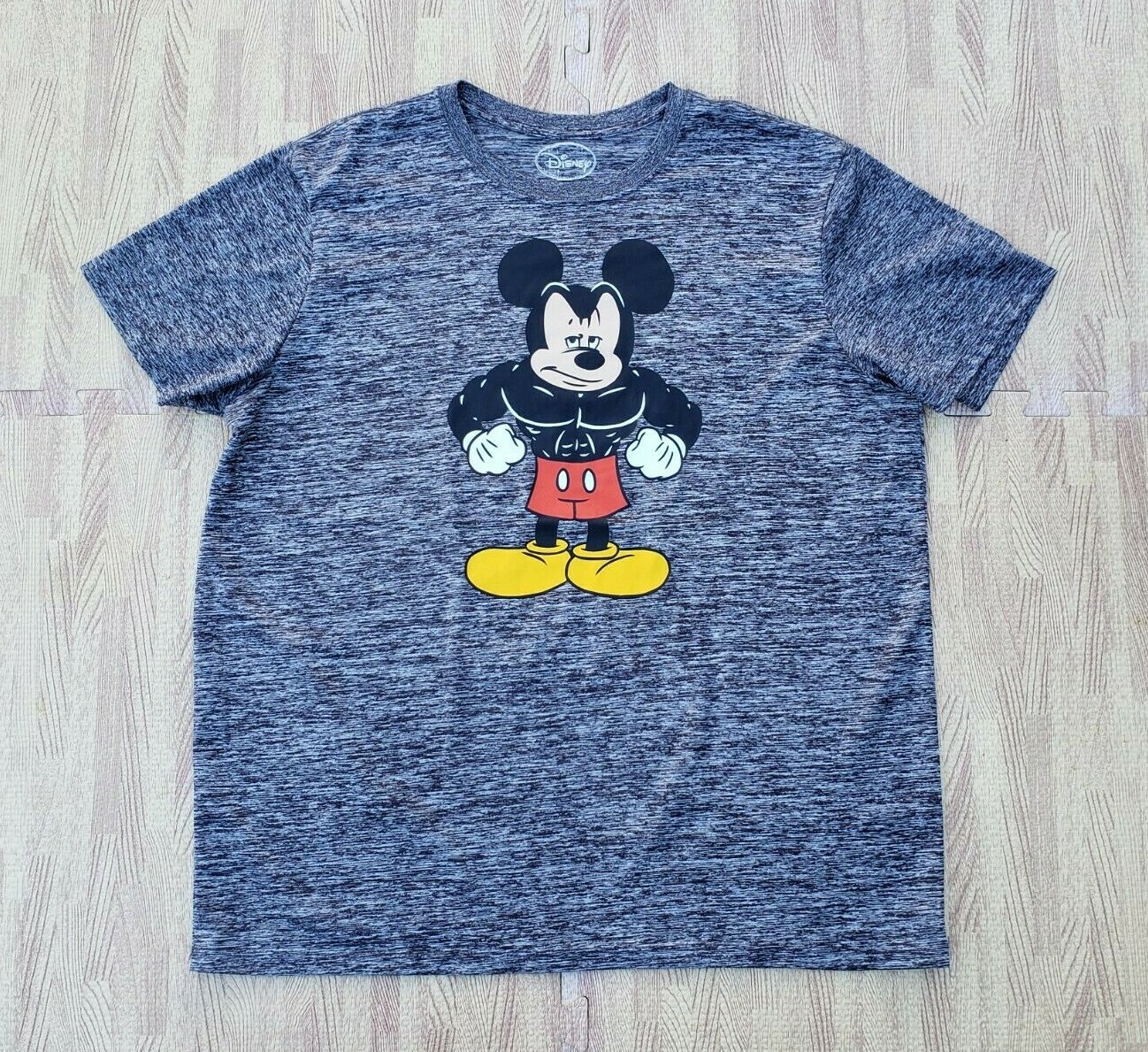 Mickey Mouse Disney Muscles Flexing Flex Training Shi… - Gem