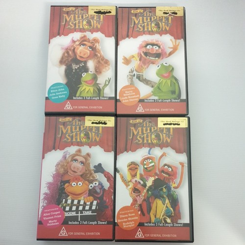 Best of the Muppet Show VHS Volumes 1, 3, 5 and 8 Vintage Not DVD ...