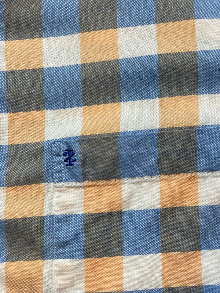 IZOD Saltwater Relaxed Classics Newport Oxford Plaid Button Down Shirt ...