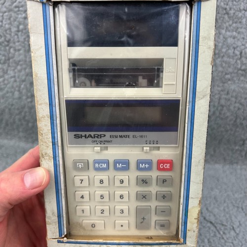 Vintage Sharp Elsi Mate El-1611 C 10 DIGIT Print Display Printer ...