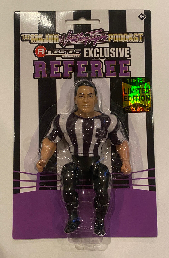 Major Wrestling Figure Podcast Referee Action Figure. Ringside ...