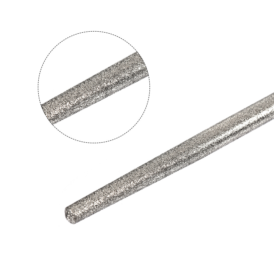 Diamond File 6 Inch Round File Diamond Coated Plastic Handle Hand Tool ...