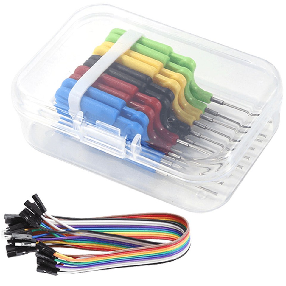 10pcs/set SDK08 Test Clips with Jumper Wires Test Clamp 2A Micro IC ...