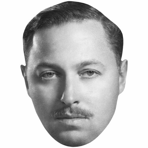 Tennessee Williams (BW) Celebrity Mask, Flat Card Face | eBay