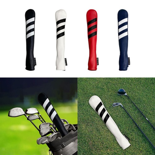 Golf Alignment Stick Cover PU Leather Plush Lining Golf Rod Protector ...