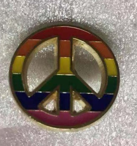 12 Pack of Rainbow Peace Lapel Pin | eBay