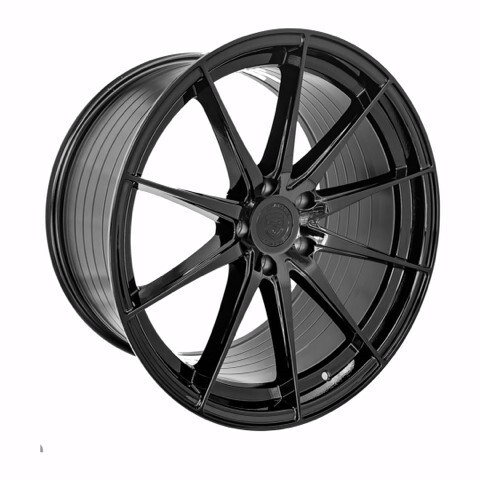 4 HP4 19 inch STAGGERED Gloss Black Rims fits FORD FUSION 2006 - 2012 ...