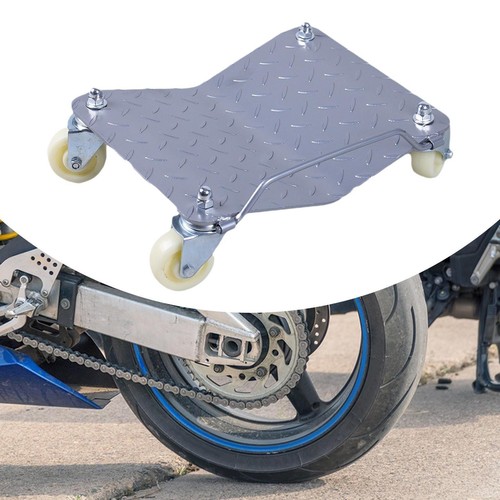 Car Wheel Dolly Silver Moving Cars Tire Moving Tool Heavy Duty Vehicle ...