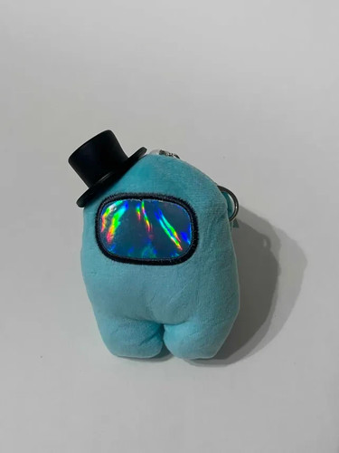 New, Among Us Cyan Top Hat Mini Plush Stuffed Animal | eBay
