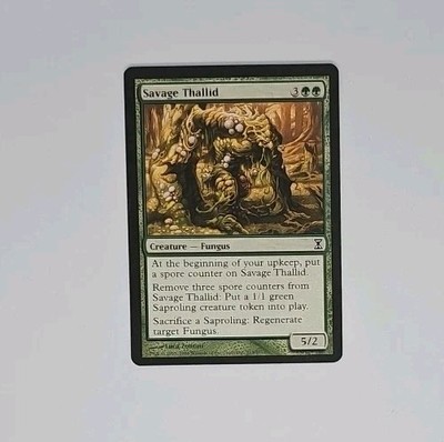 Magic the Gathering - Time Spiral - Creature - Savage Thallid | eBay