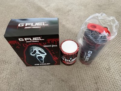 G Fuel Energy Ghost Face Scream Stab Stimulant Tub Collector's Box ...