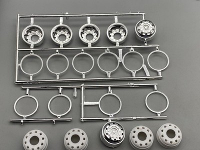 1/25 AMT Kenworth W-925 Chrome 20” Budd Wheels Set Of 10 | eBay