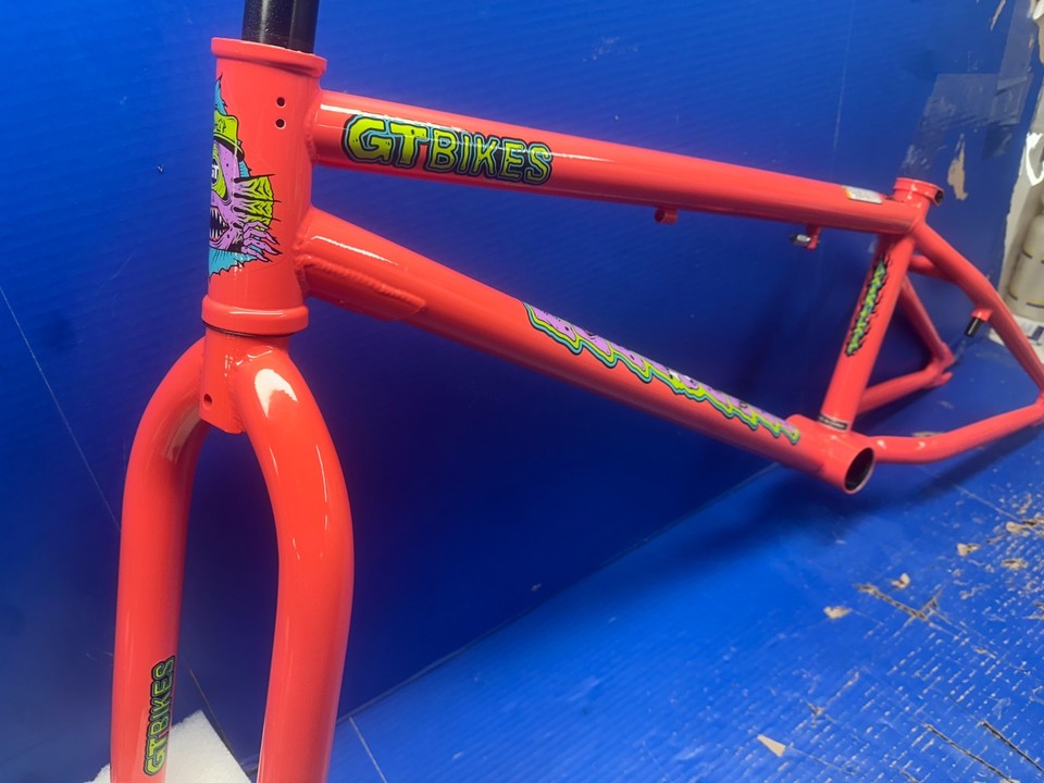 GT Performer Bmx Frame Set. 21" TT / Mid BB. New Bike Stripped For ...