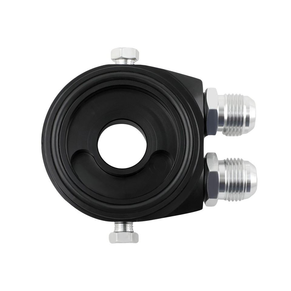 10 ROW AN10 Engine Oil Cooler Relocation Kit Filter Adapter + Line Hose ...