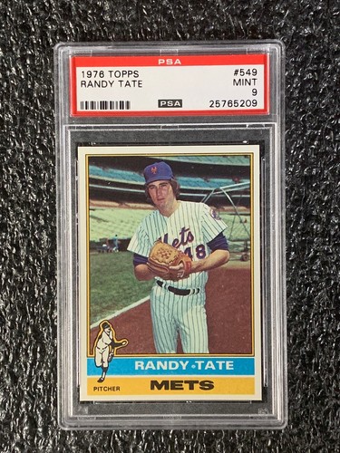 1976 Topps Baseball #549 Randy Tate PSA 9 | eBay