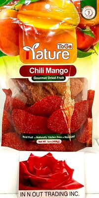 Togo Natural Chili Mango Gourmet Dried Fruit 16 oz (Pack of 12)~5/27 ...