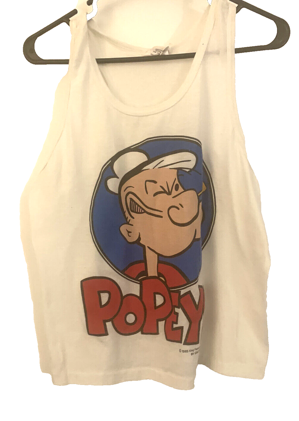 Vintage Popeye Tank Top Size Medium 1985 | eBay