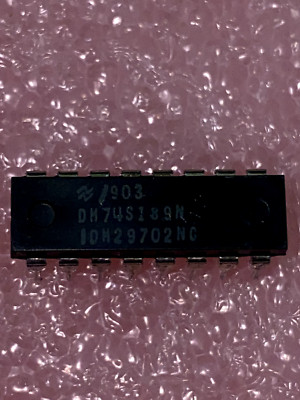National SemiConductor DM74S189N, 1816-0724 IC 64-bit SRAM 35-ns TTL | eBay