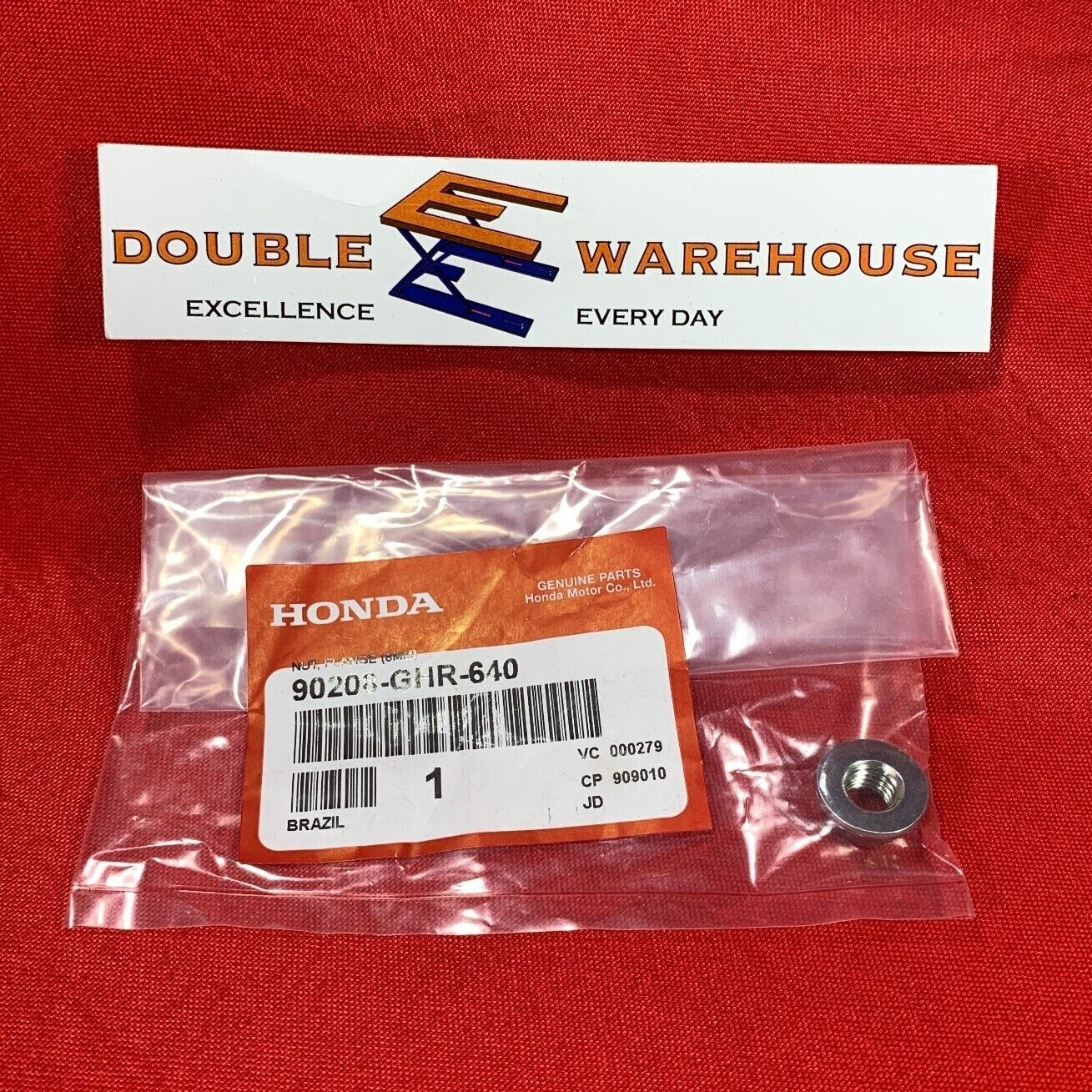NOS OEM Honda 90208-GHR-640 Flange Nut | eBay