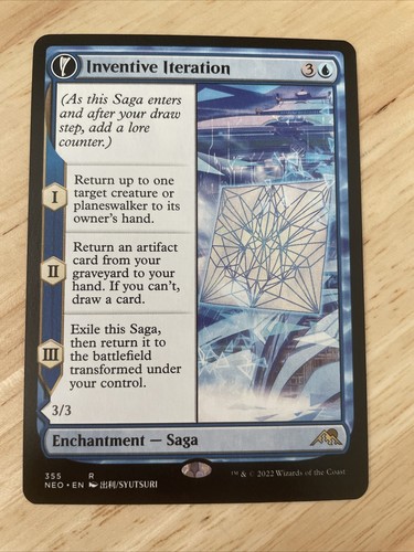 MTG Inventive Iteration/Living Breakthrough NEO #355 Showcase Regular ...