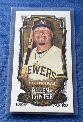 2024 Topps Allen & Ginter - William Contreras #196 Mini A&G Back for ...