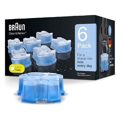 Braun Clean & Renew Refill Cartridges CCR Replacement Shaver Cleaner ...