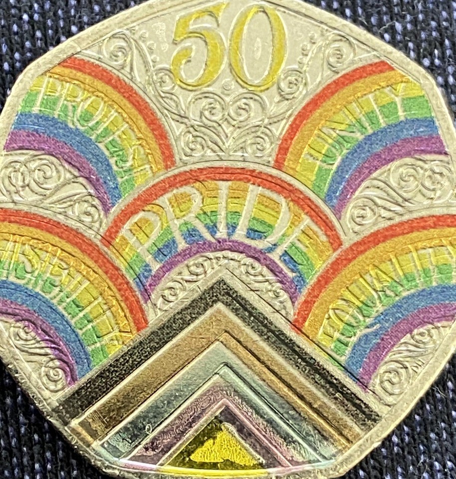 Brand New Pride 🌈 50p 2022 Coin Sale Uncirculated Uk 🇬🇧 Rare ...