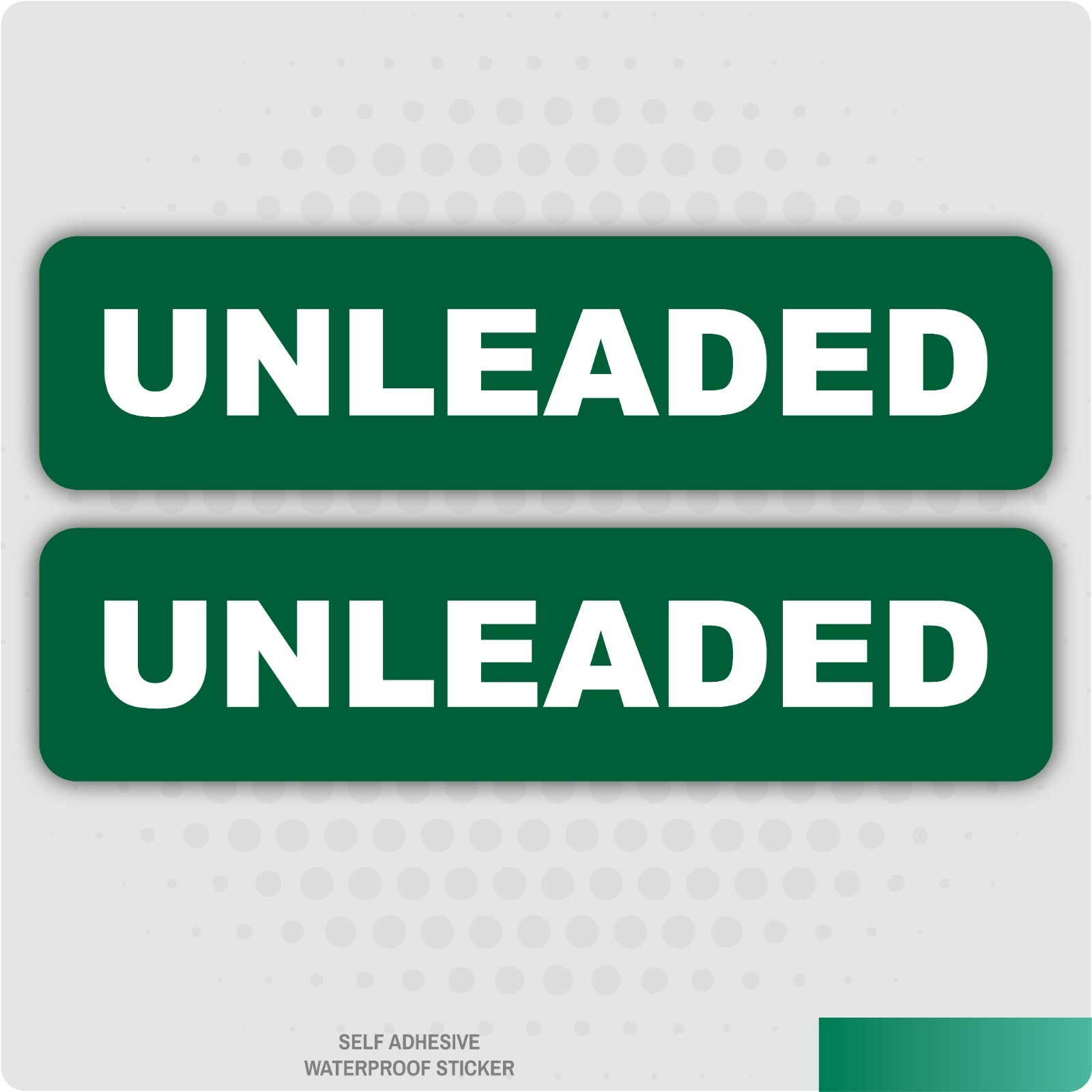 2 x Unleaded Only Stickers Car Van Lorry Vinyl Self Adhesive Vinyl | eBay