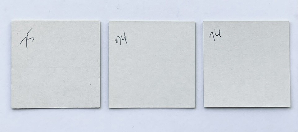 German WWII Aircraft Original Warnecke & Bohm Paint Chip Cards RLM 74 ...