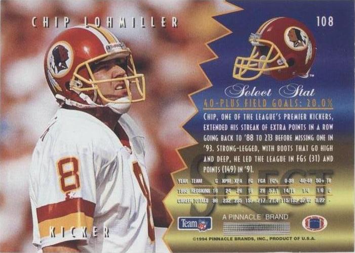 1994 Select Chip Lohmiller #108 for sale | eBay