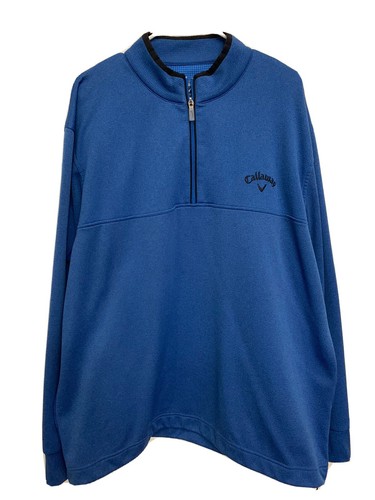 Callaway Golf Pullover Shirt Jacket Mens Medium M 1/4 Zip Fleece Lined ...